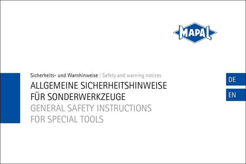 MAPAL Manuals Special tools | MAPAL
