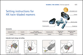 Manuals Reaming | Fine boring | MAPAL