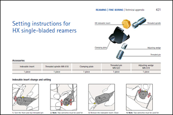 Manuals Reaming | Fine boring | MAPAL