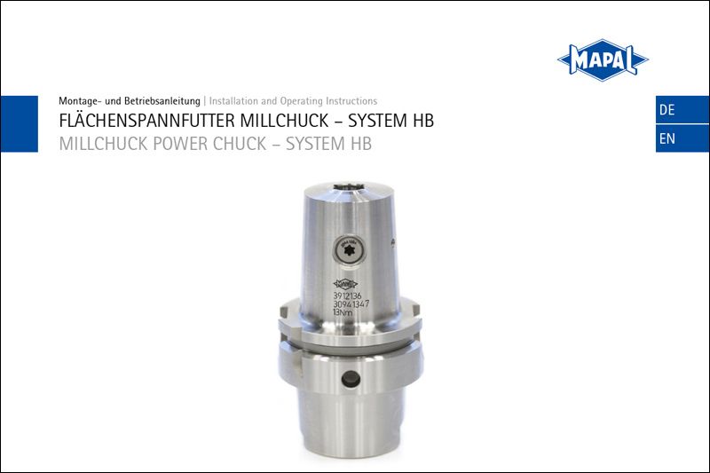 Manuals Clamping Mechanical tool clamping technology | MAPAL