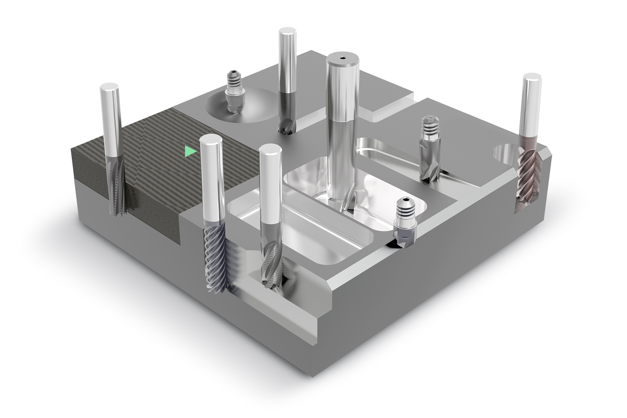 End milling cutters with fixed cutting edges | MAPAL
