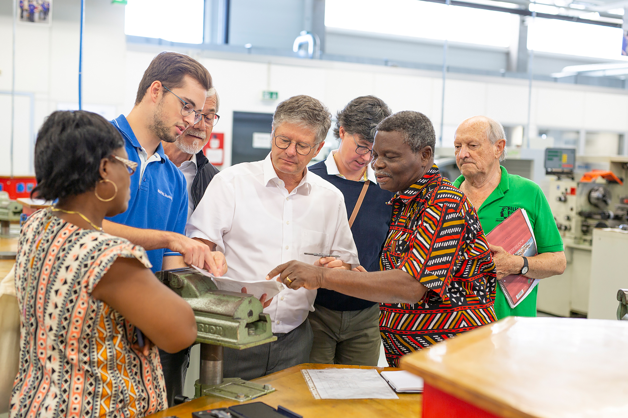 A delegation from “Help for Togo” at the MAPAL HQ’s in Aalen | MAPAL
