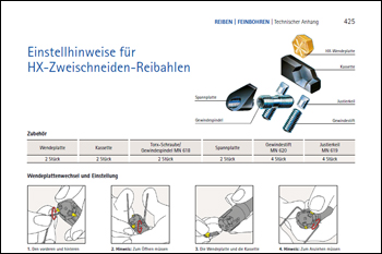 Anleitungen Reiben | Feinbohren | MAPAL